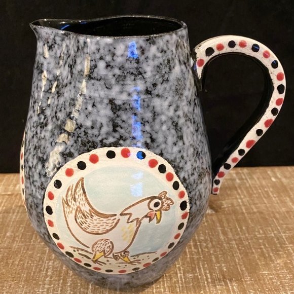 Kitchen | Unique Handmade Pottery Chicken Pitcher | Poshmark